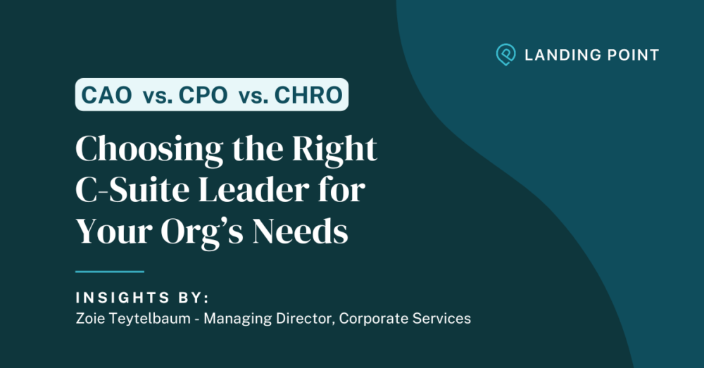 CAO vs. CPO vs. CHRO: Choosing the Right C-Suite Leader for Your Org's ...
